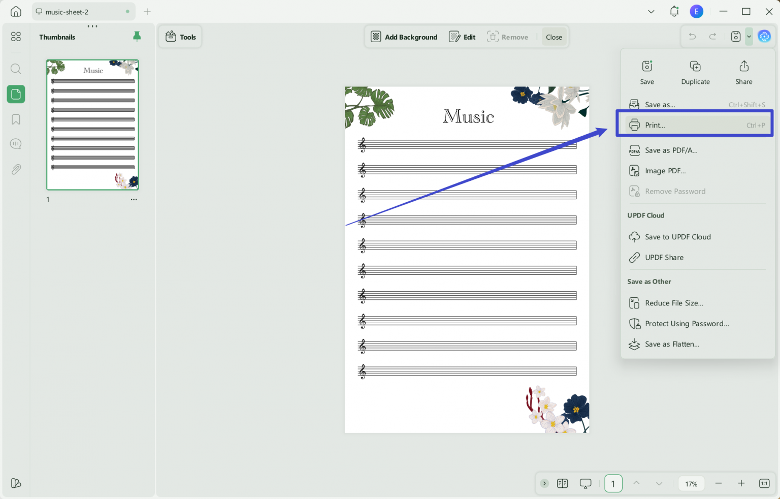Print PDF Without Background:Top 4 Methods - UPDF