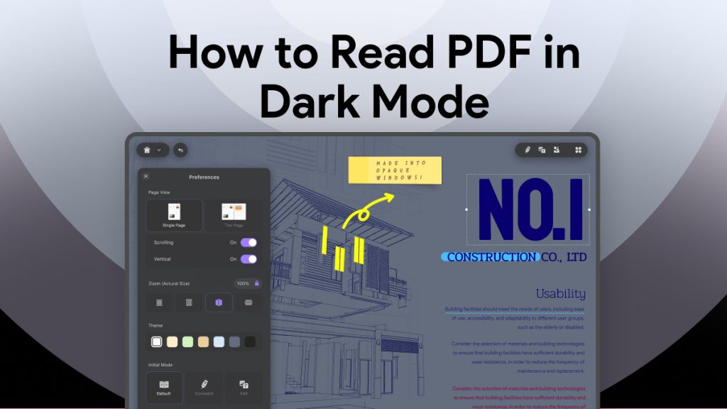 The Best Apps and Methods to Read PDF in Dark Mode - UPDF