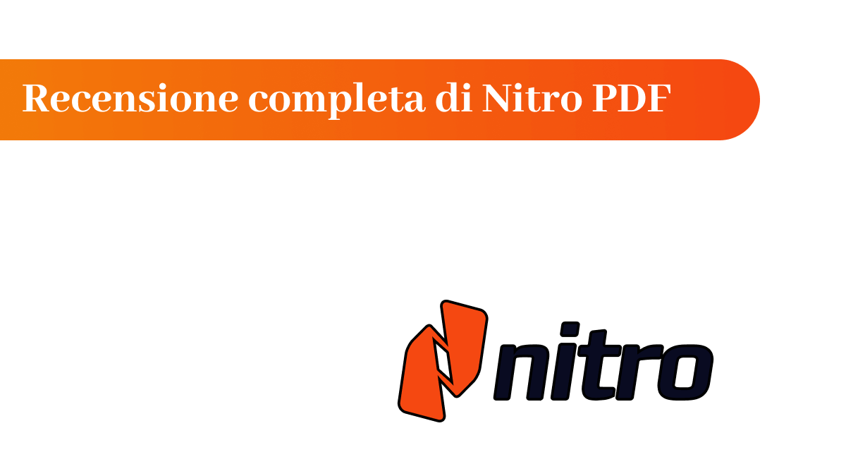 Recensione completa di Nitro PDF | UPDF