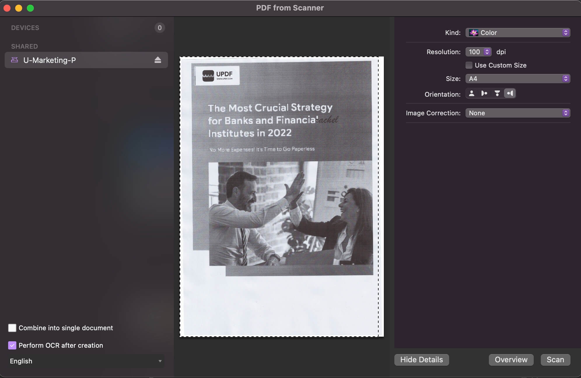 Mac용 UPDF로 PDF 파일 만들기 | 사용자 가이드