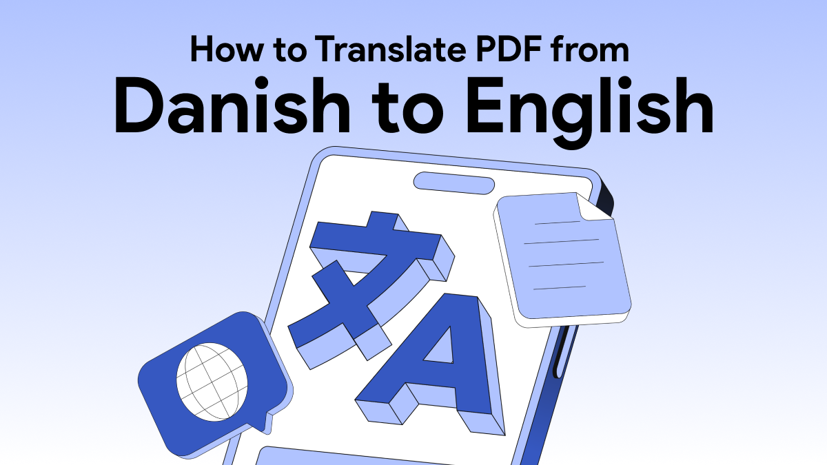 How to Translate PDF from Danish to English? | UPDF