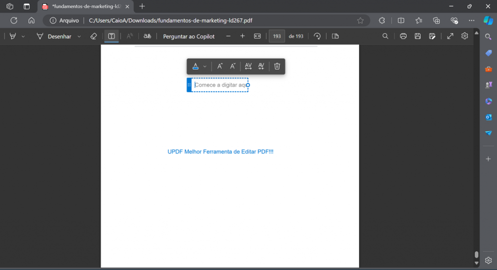 Como Adicionar Assinatura a PDF no Microsoft Edge? (Fácil) | UPDF