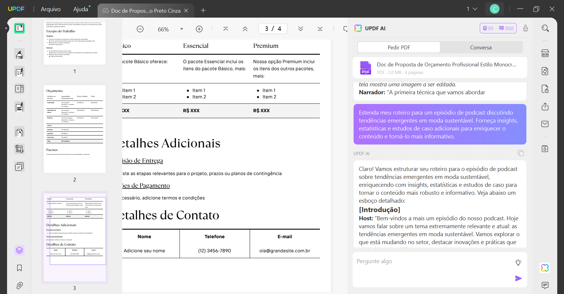 [Guia Completo] Como Escrever um Script com IA - UPDF