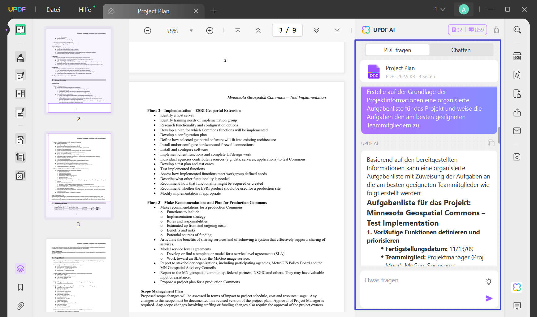 Wie Sie AI im Projektmanagement einsetzen – 4 Szenarien | UPDF