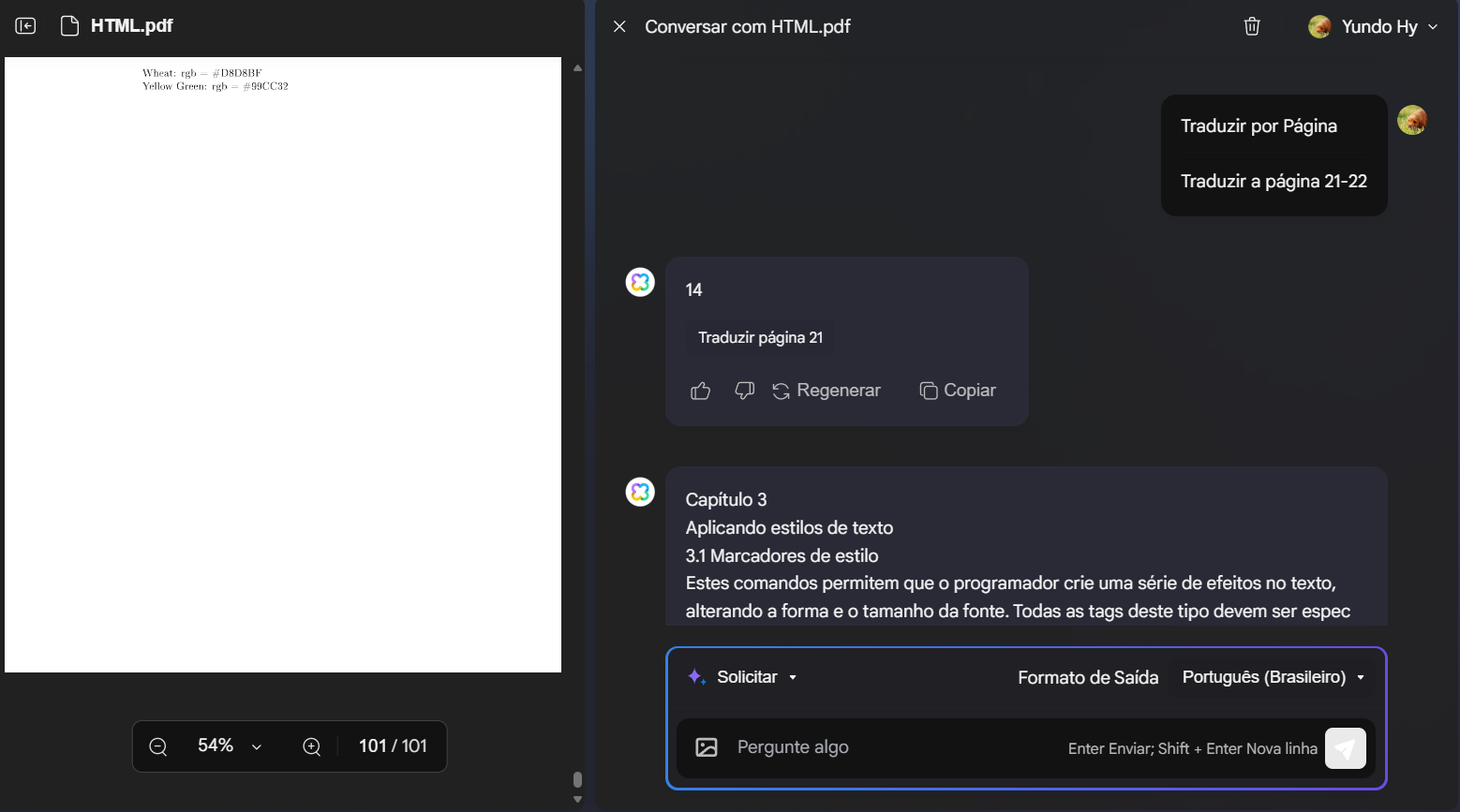 Conversar com PDF: Resumir, Traduzir e Explicar PDF - UPDF