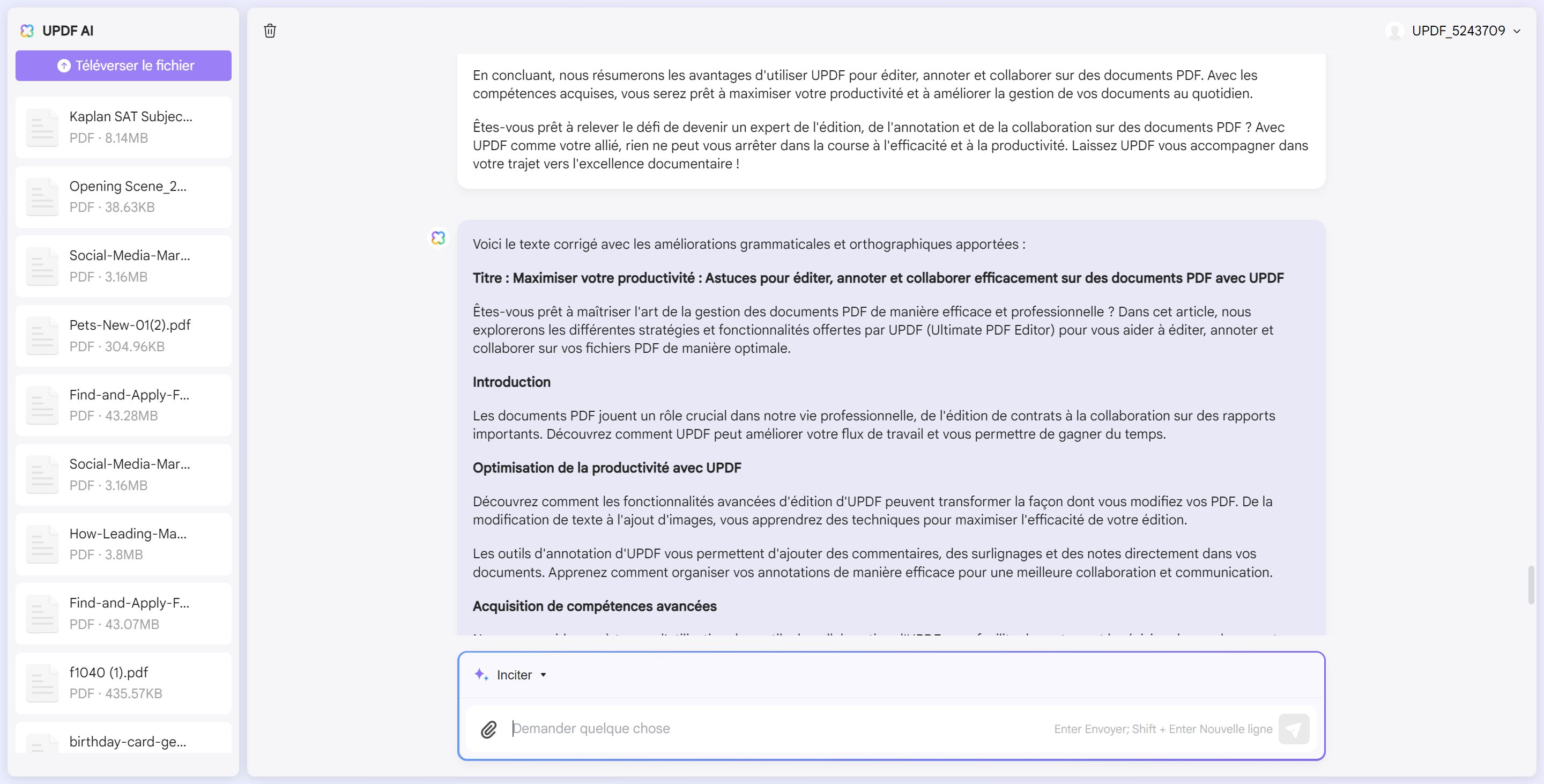 Comment utiliser l’IA pour écrire ? (Le guide complet) | UPDF
