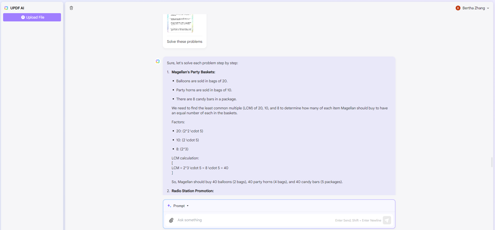 Scan to Solve: Best AI Tool to Solve Math Problems - UPDF