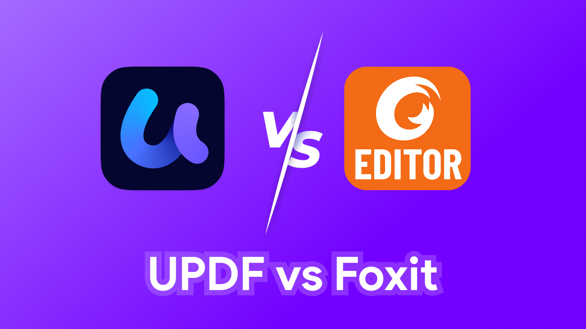 PDF AI 비교: Foxit와 UPDF | UPDF