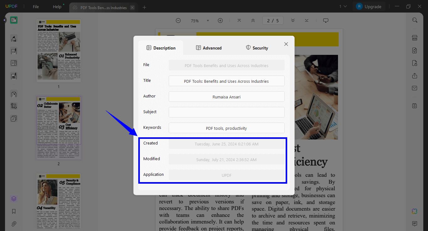How to Tell When a PDF Was Created? Free Ways | UPDF