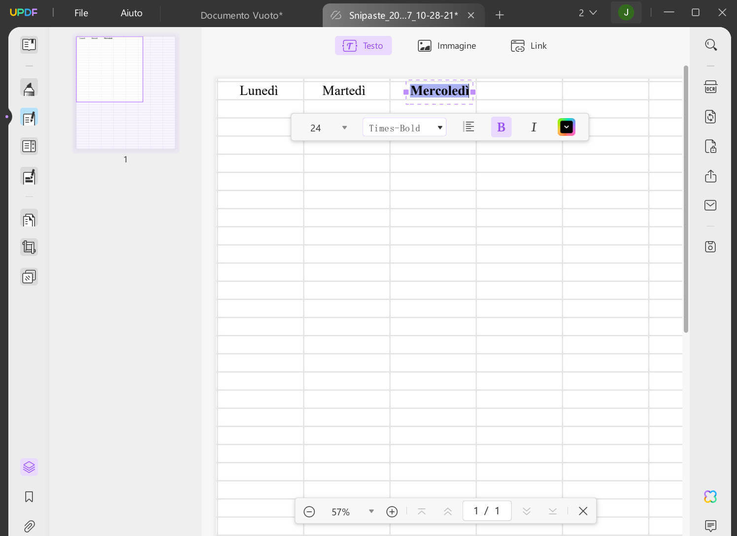 Come creare una tabella in PDF nel 2025 | UPDF