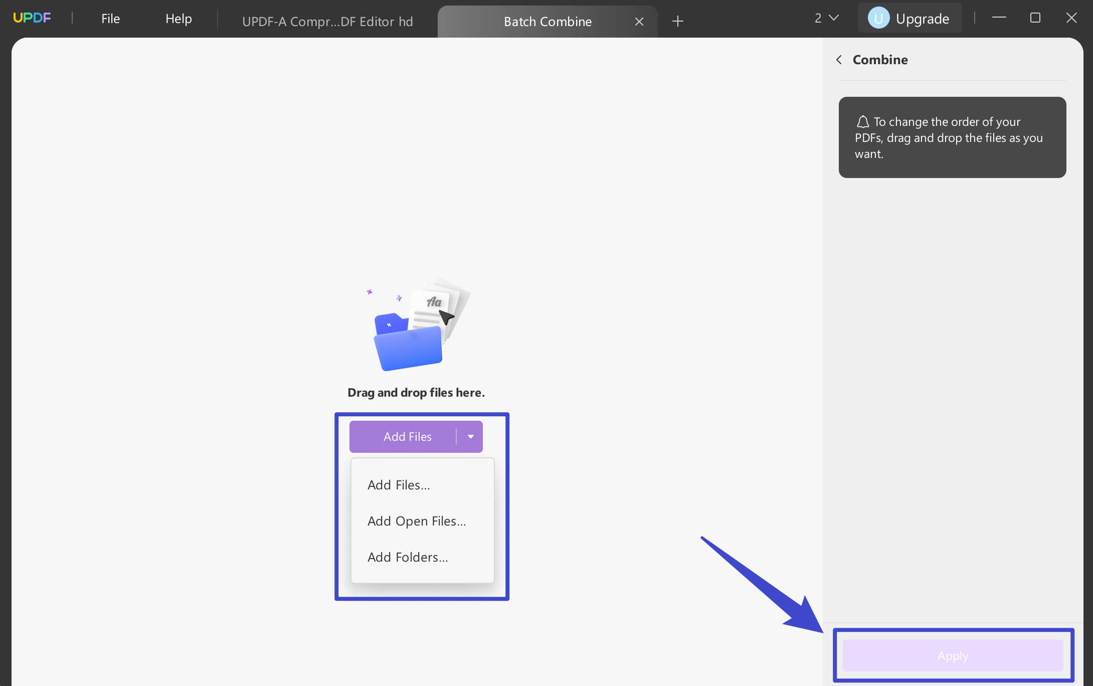 Insert PDF Pages Online Tools to Organize Documents | UPDF
