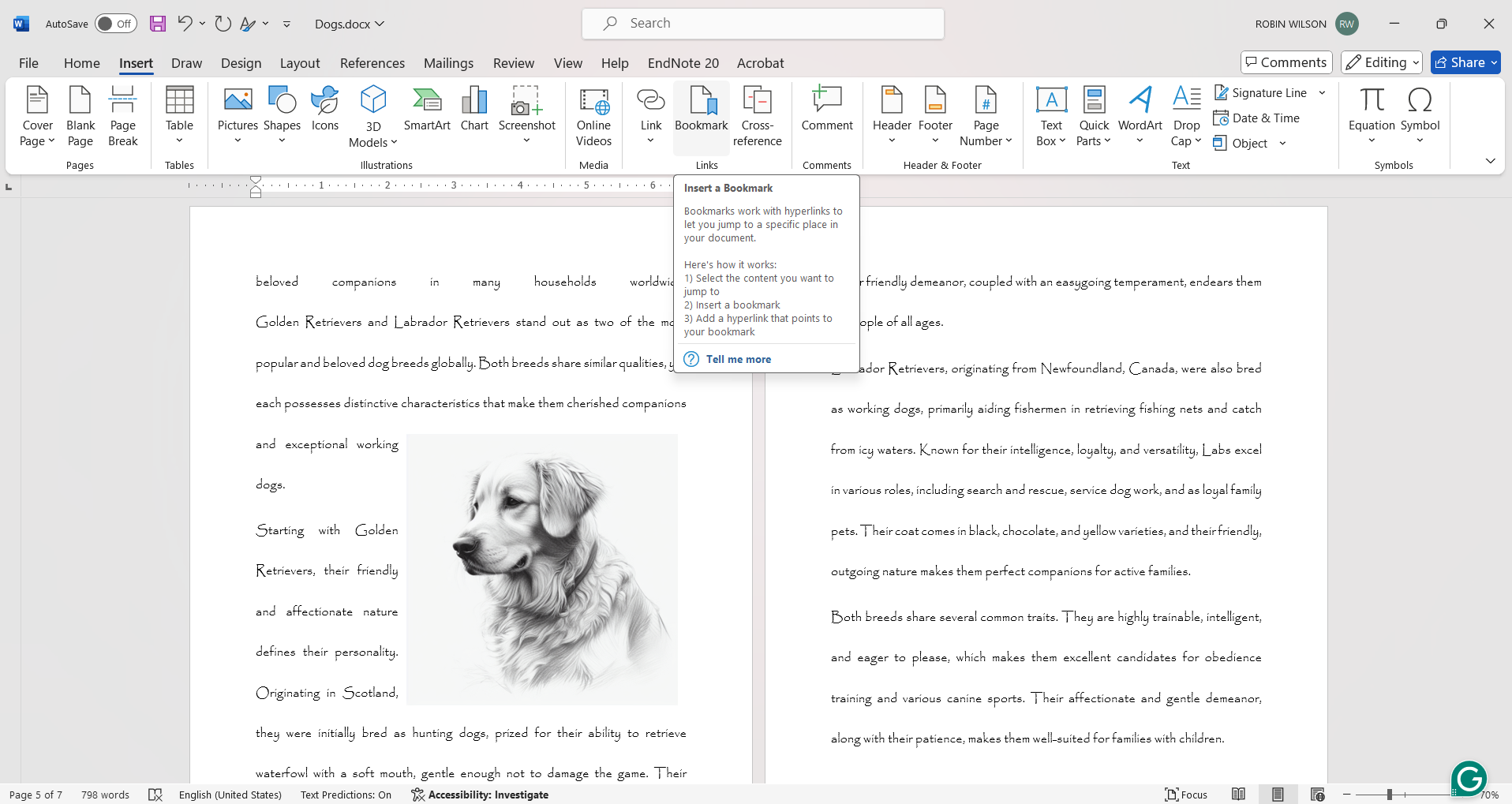 How to Create a Bookmark in Word? (In Simple Steps)