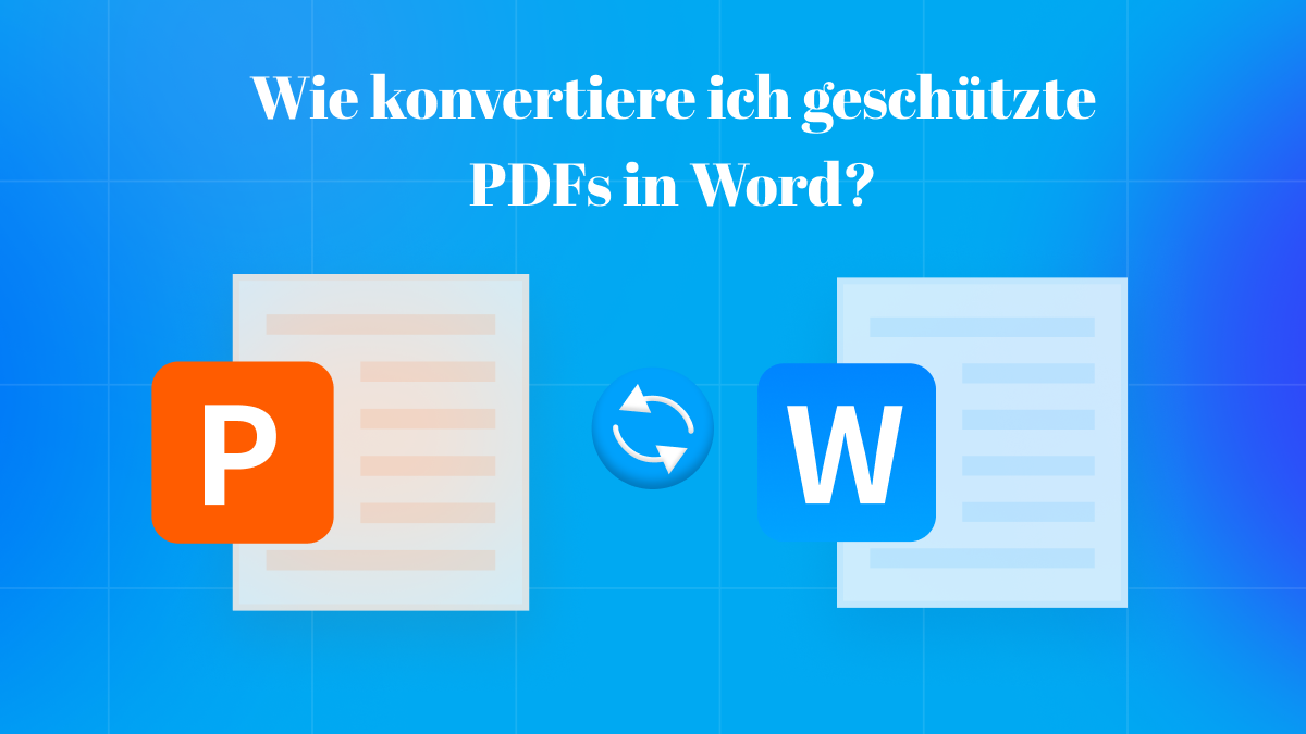 Wie konvertiere ich geschützte PDFs in Word? - 3 Wege | UPDF