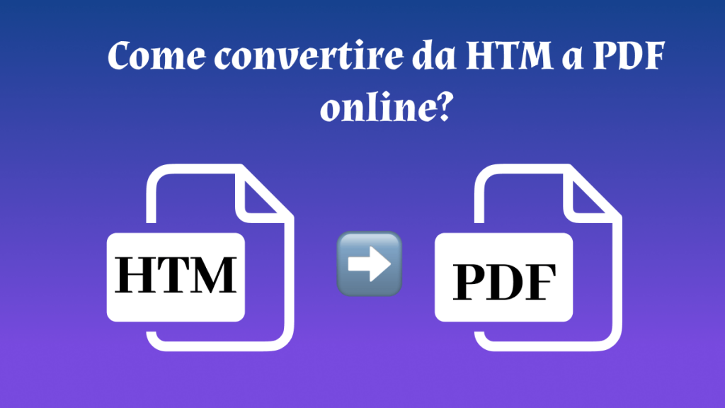 Come convertire da HTM a PDF online? | UPDF