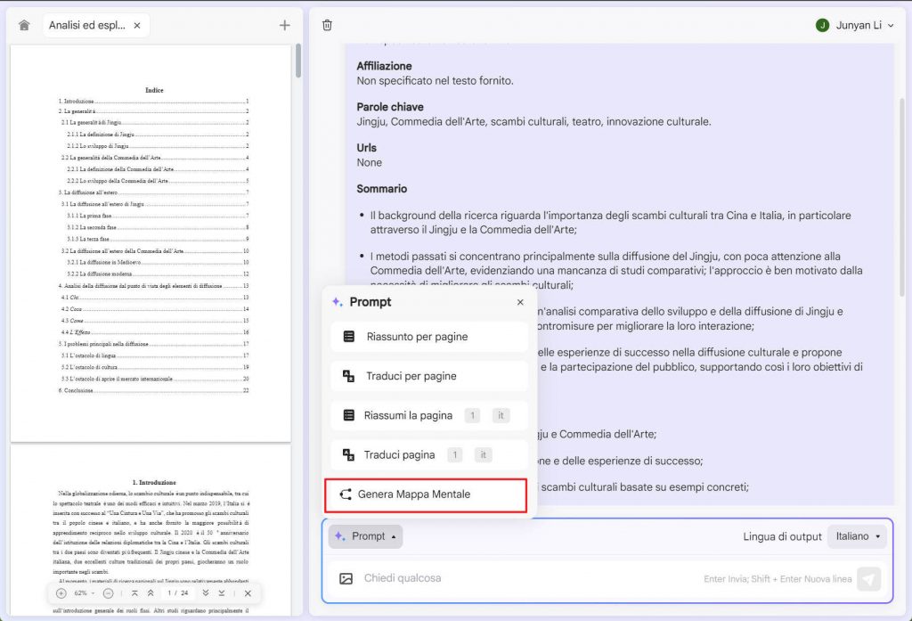 Come crea mappe mentali da PDF con AI | UPDF