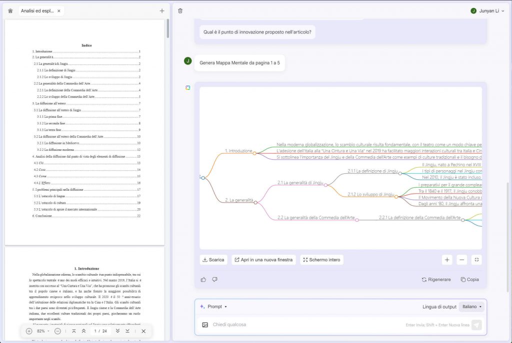 Come crea mappe mentali da PDF con AI | UPDF