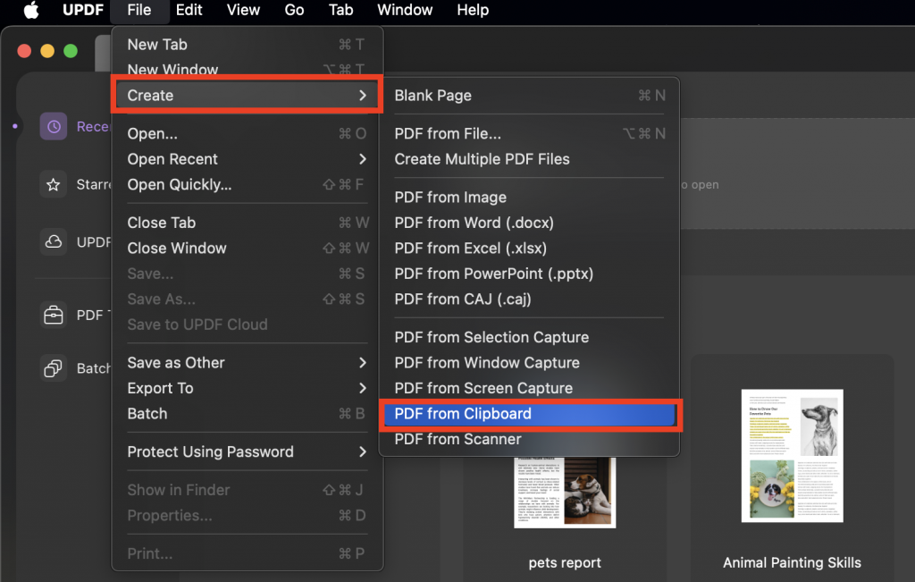 How to Create PDF from Clipboard? (4 Ways) | UPDF