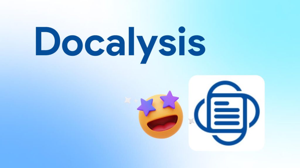 Docalysis: Complete Review and Its Better Alternative - UPDF