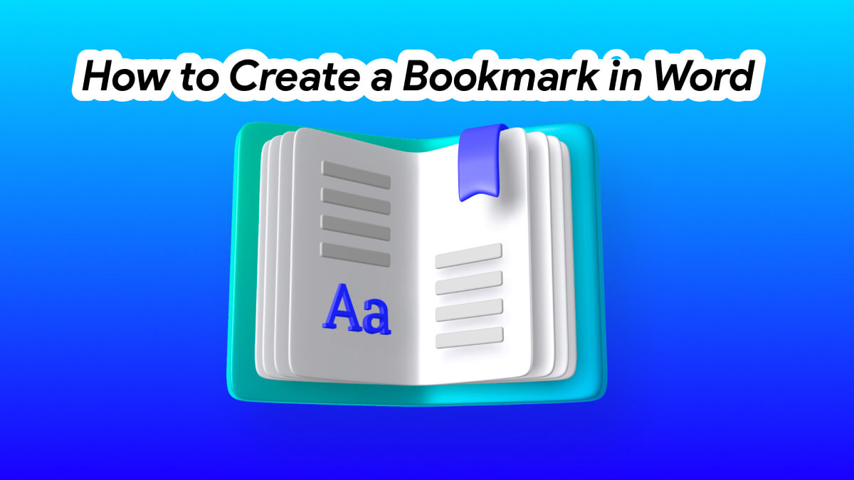 How to Create a Bookmark in Word? (In Simple Steps)