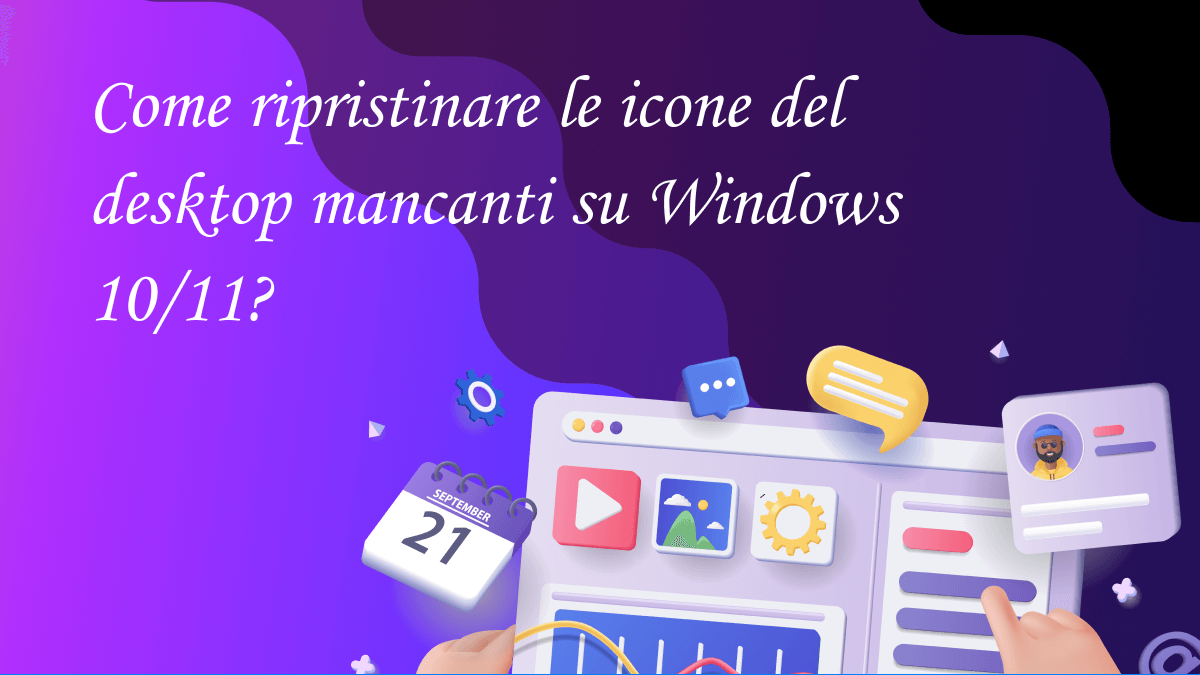 Ripristina le Icone del Desktop Mancanti su Windows 10/11 | UPDF