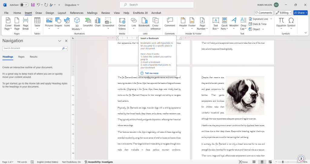 How to Create a Bookmark in Word? (In Simple Steps)