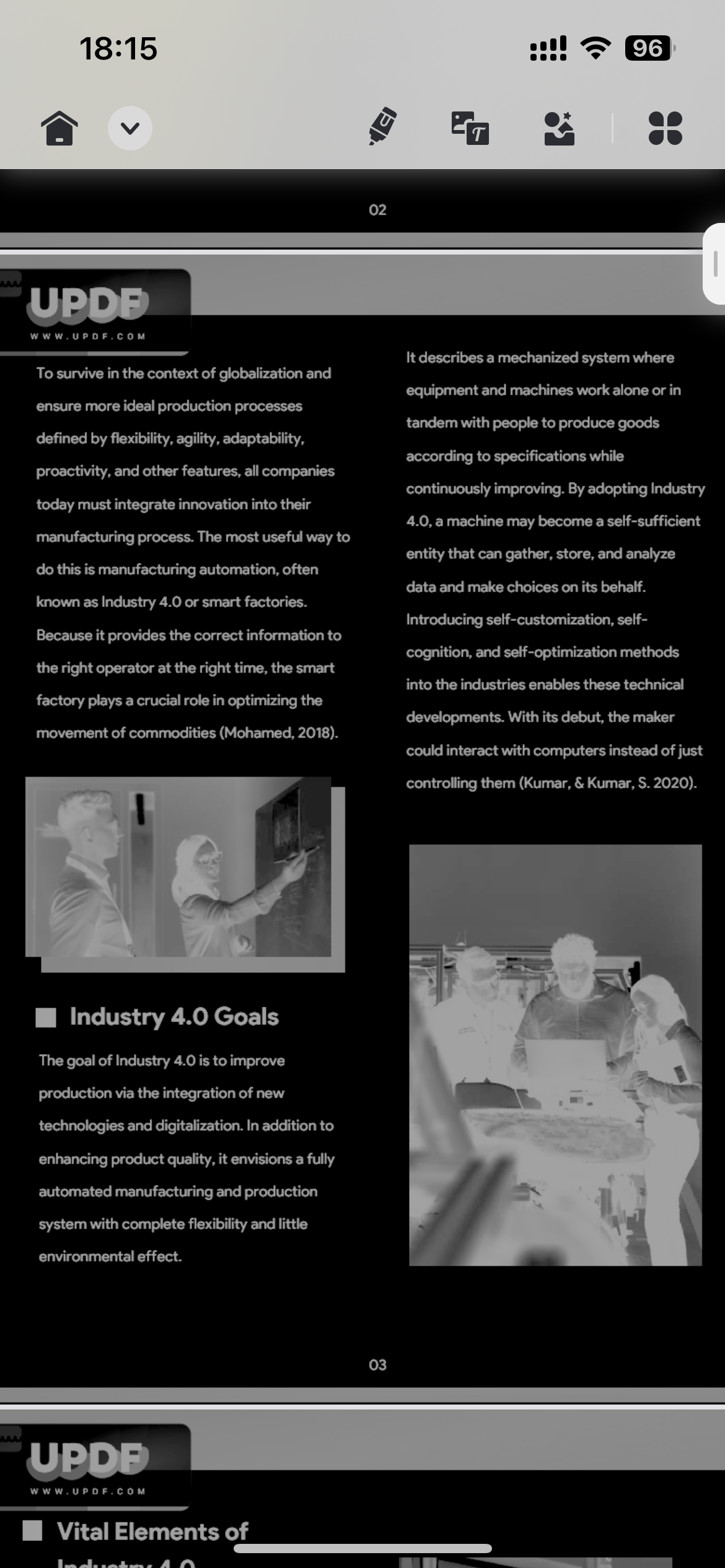 Invertir Colores PDF en Windows/Mac y Android/iPhone | UPDF