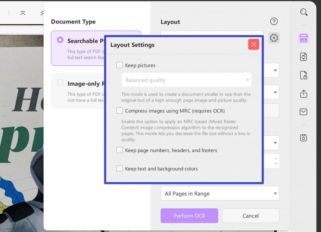 OCR PDFs with UPDF for Windows | User Guide