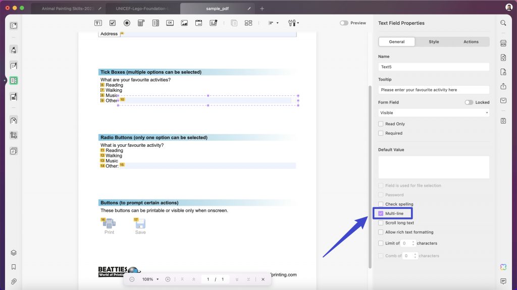 How to Wrap Text in PDF Fillable Form? (2 Tested Ways)|UPDF