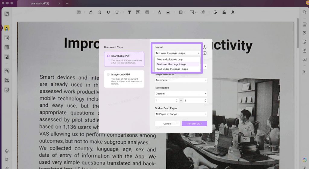How to OCR PDFs with UPDF for Mac? | User Guide