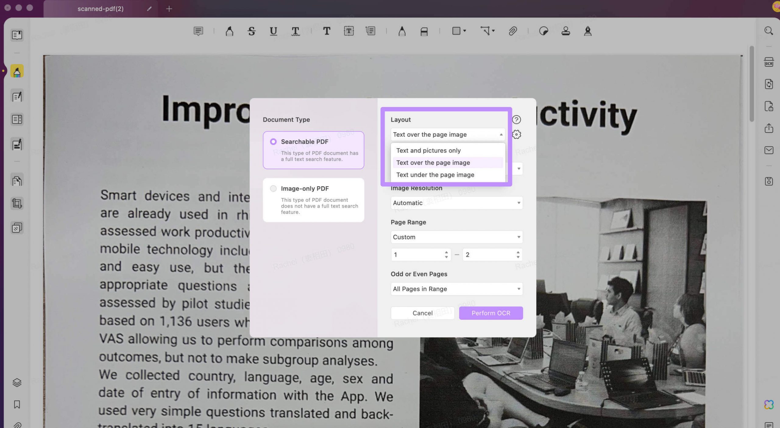 How to OCR PDFs with UPDF for Mac? | User Guide