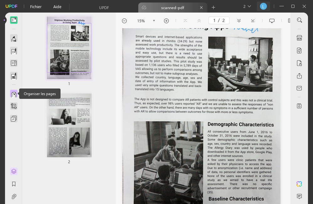 Comment modifier un PDF scanné en ligne ? |UPDF