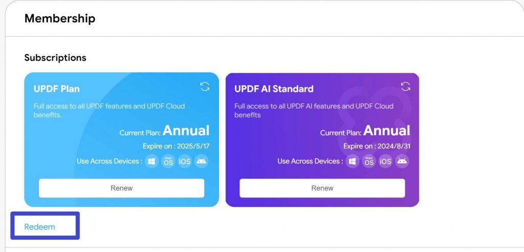 Sign Up a UPDF Account | User Guide