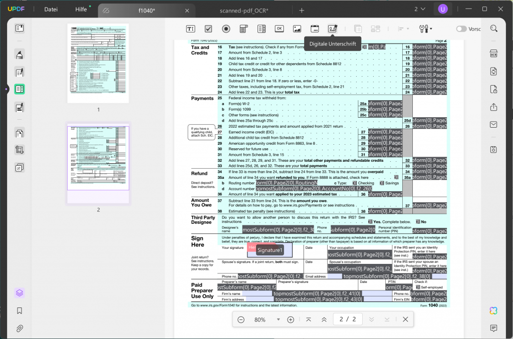 So signieren Sie PDFs mit CAC. (Mit/ohne Adobe) | UPDF