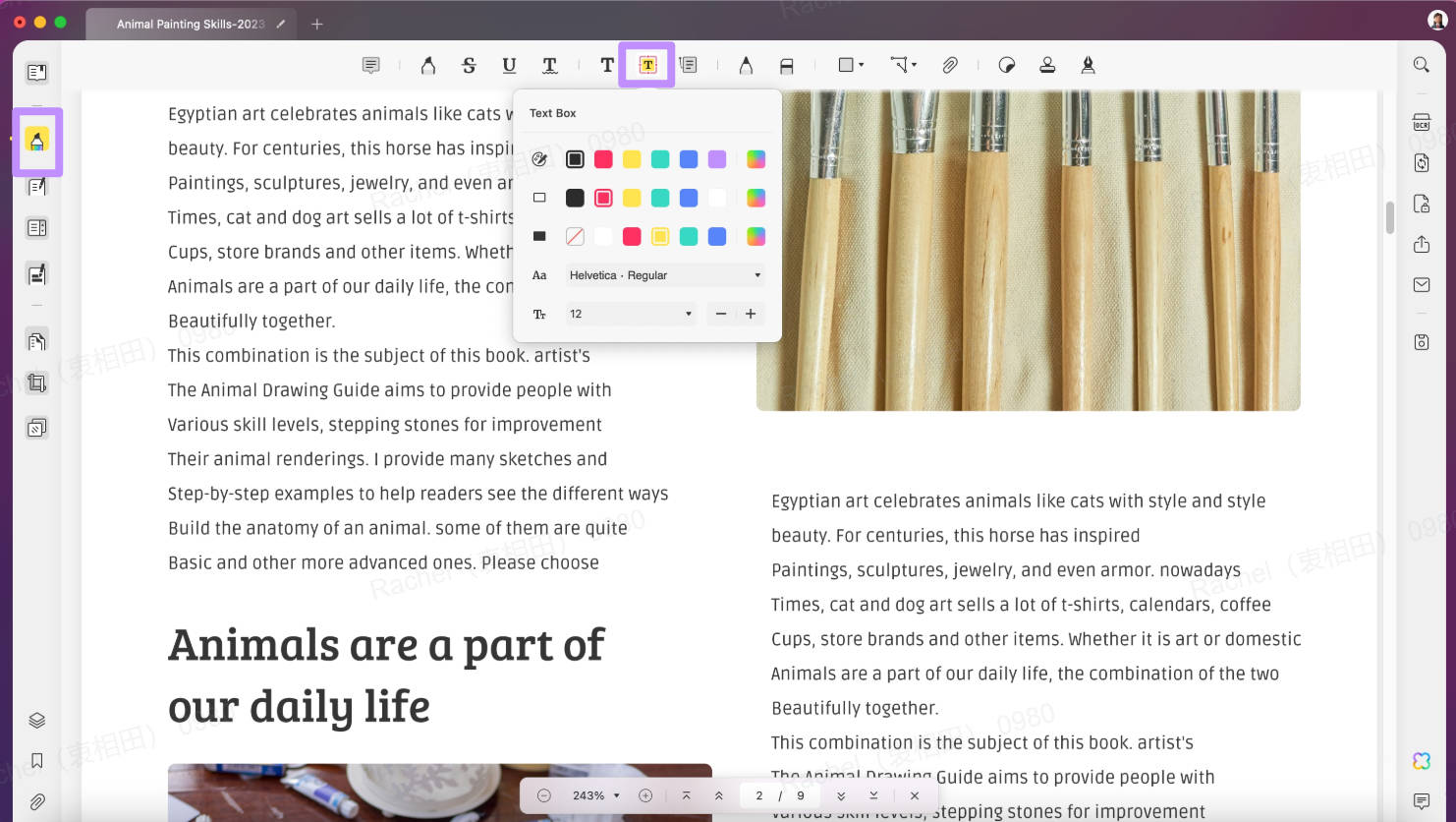 Edit Text in PDF with UPDF for Mac | User Guide