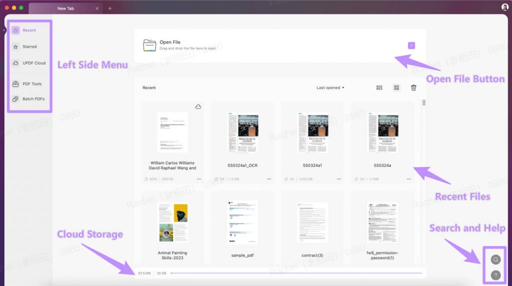 UPDF for Mac Toolbar Navigation | User Guide
