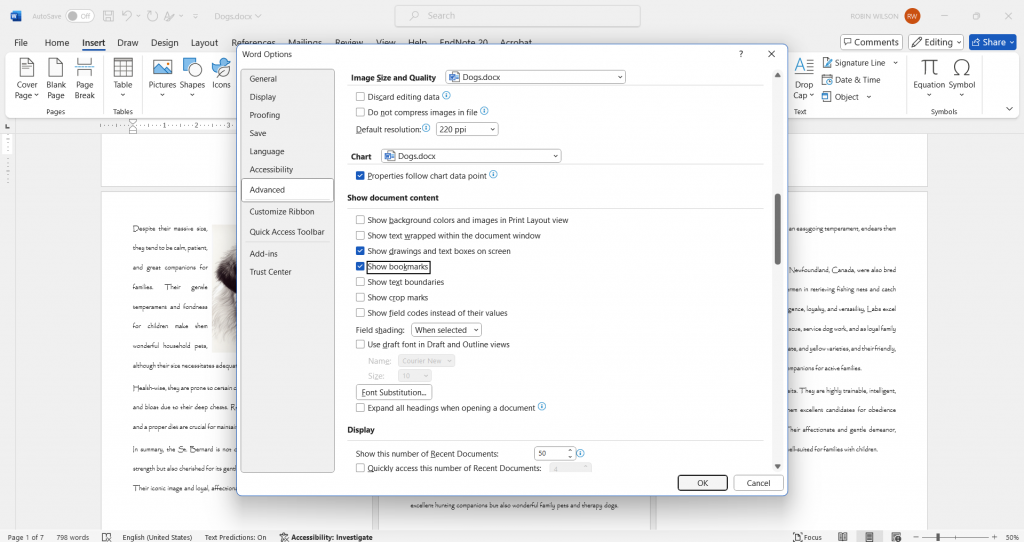How to Create a Bookmark in Word? (In Simple Steps)