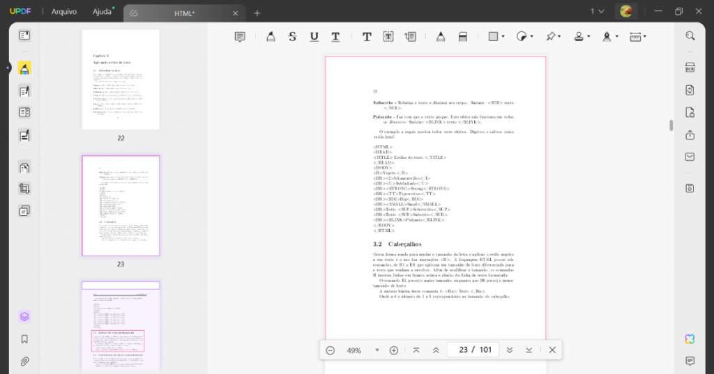 Como Adicionar Borda ao PDF? Com/Sem Adobe | UPDF