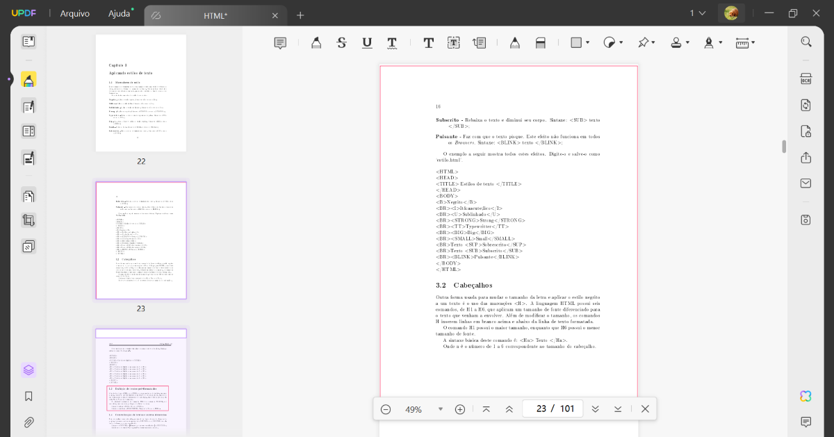 Como Adicionar Borda ao PDF? Com/Sem Adobe | UPDF