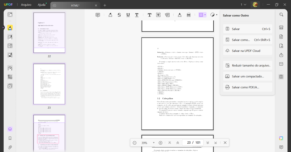 Como Adicionar Borda ao PDF? Com/Sem Adobe | UPDF