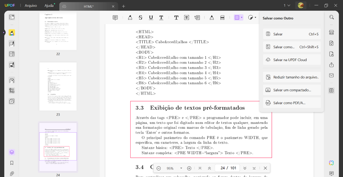 Como Adicionar Borda ao PDF? Com/Sem Adobe | UPDF