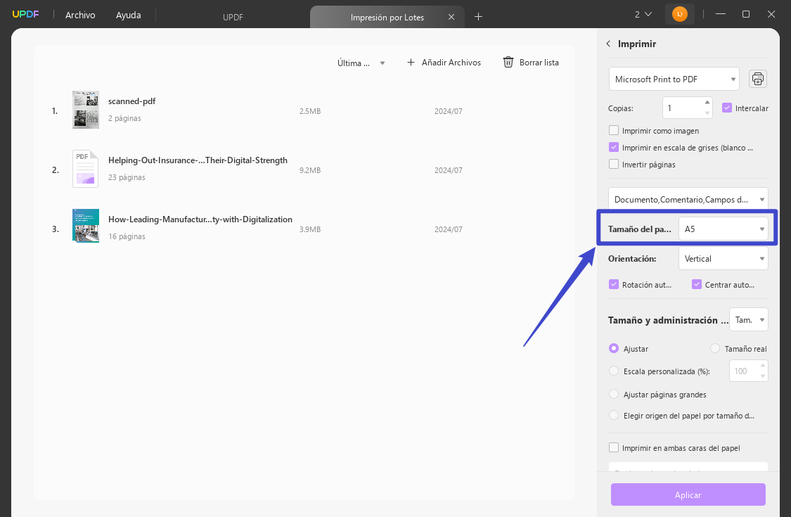 Guía Paso a Paso para Convertir un PDF A4 a A5 | UPDF