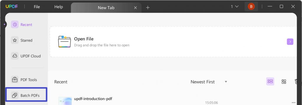 Batch Processing on PDFs with UPDF for Windows | User Guide