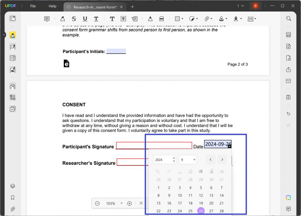 คำแนะนำในการกรอกแบบฟอร์ม PDF - UPDF
