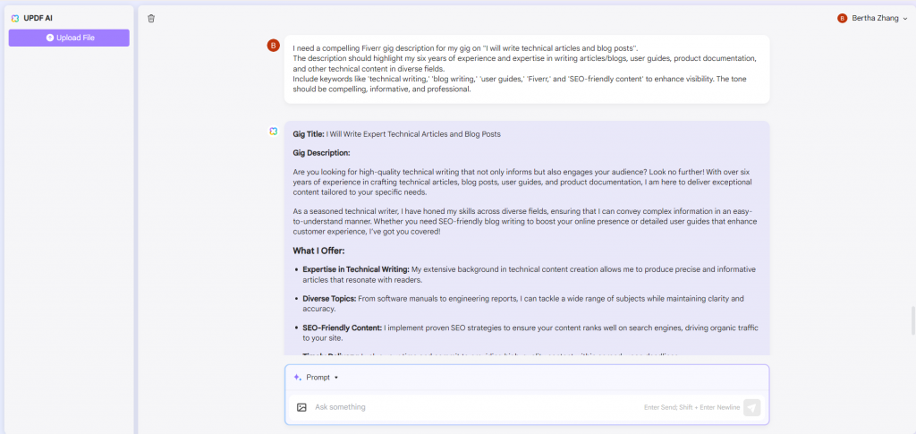 5 Best Fiverr Description Generators in 2025 - UPDF
