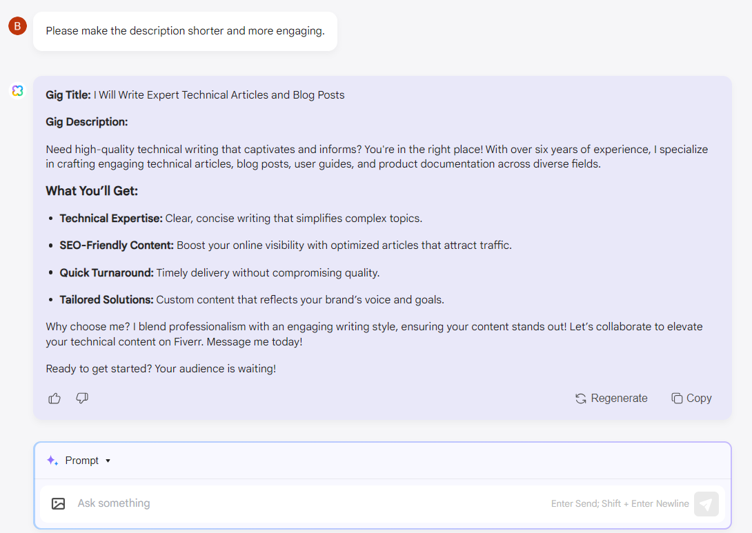 5 Best Fiverr Description Generators in 2024 - UPDF