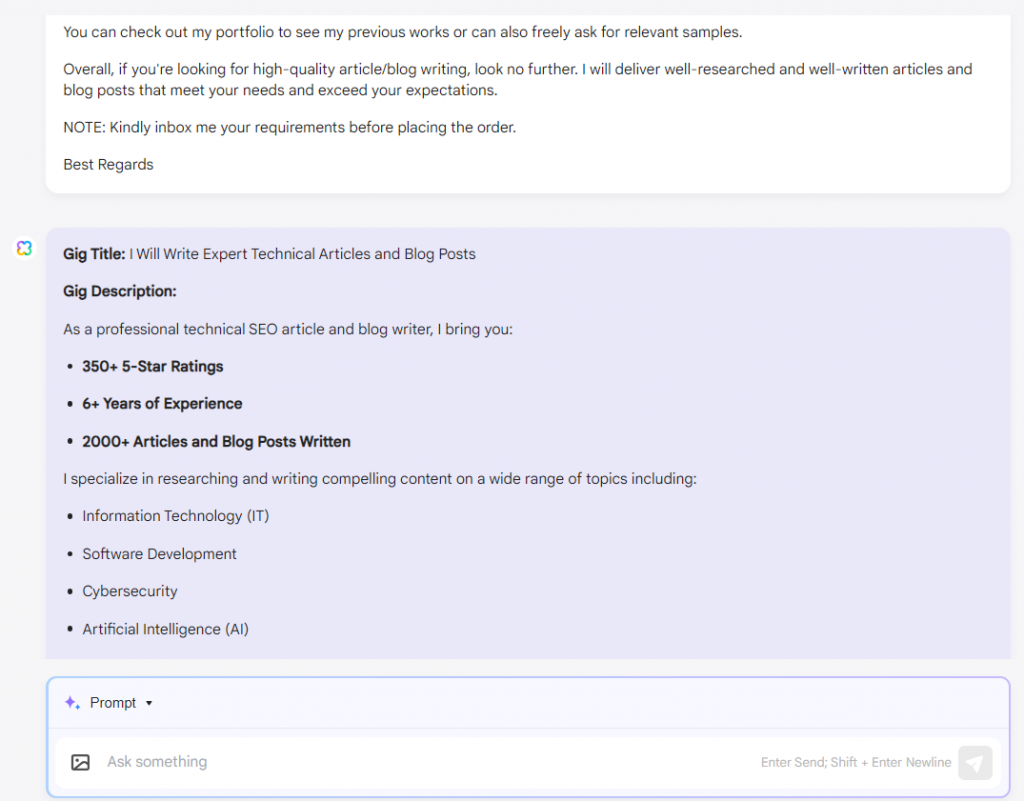 5 Best Fiverr Description Generators in 2025 - UPDF