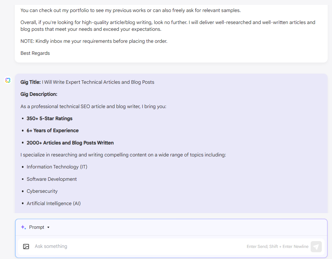 5 Best Fiverr Description Generators in 2025 - UPDF