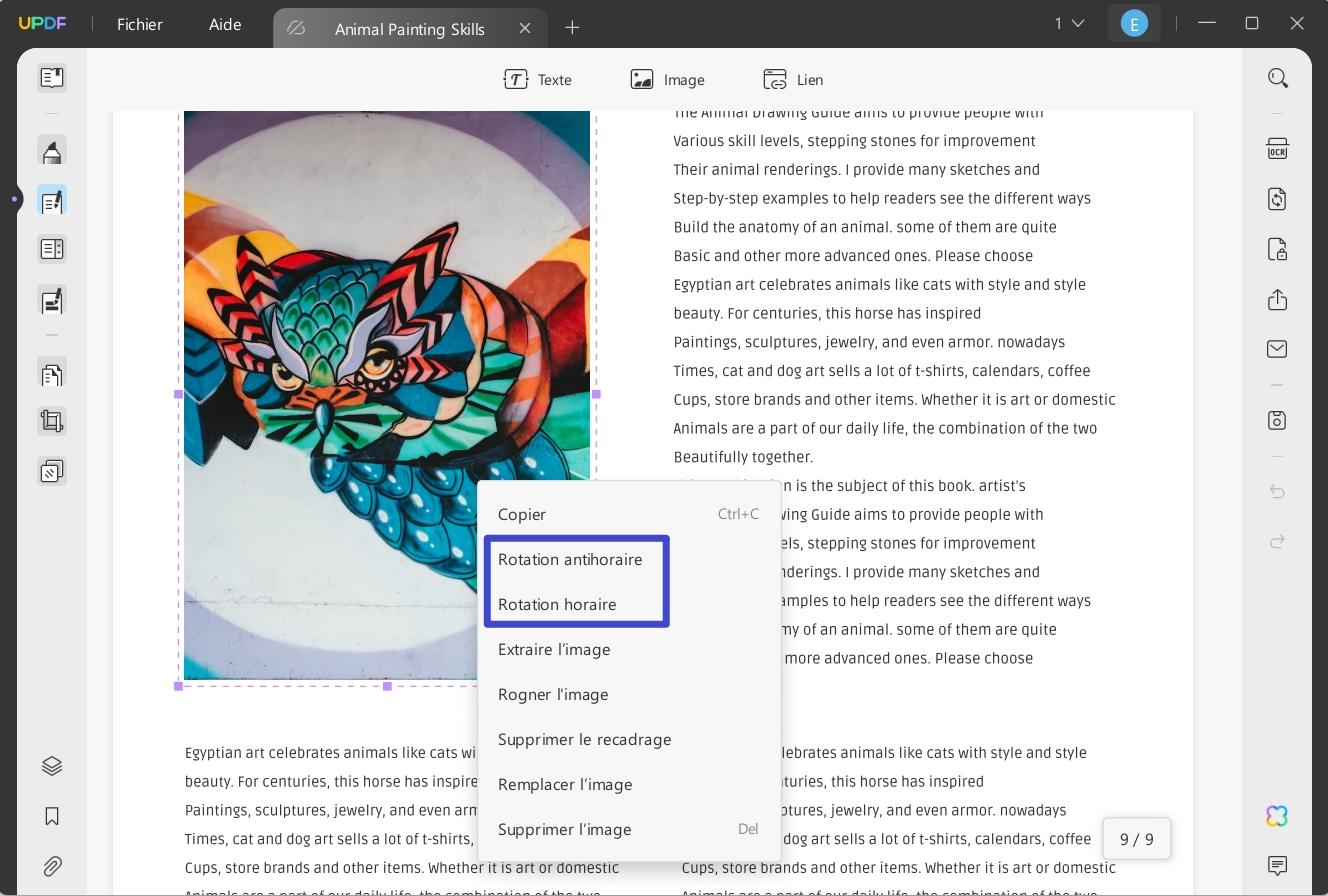 Comment écrire à l'envers ou en miroir dans Word | UPDF