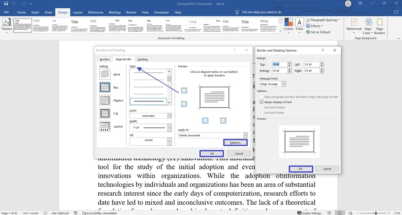 Understanding How to Add a Border in Word - UPDF