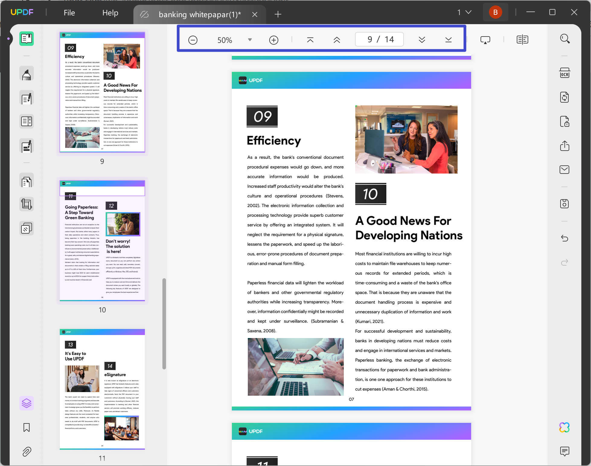 Page View Mode in UPDF for Windows | User Guide
